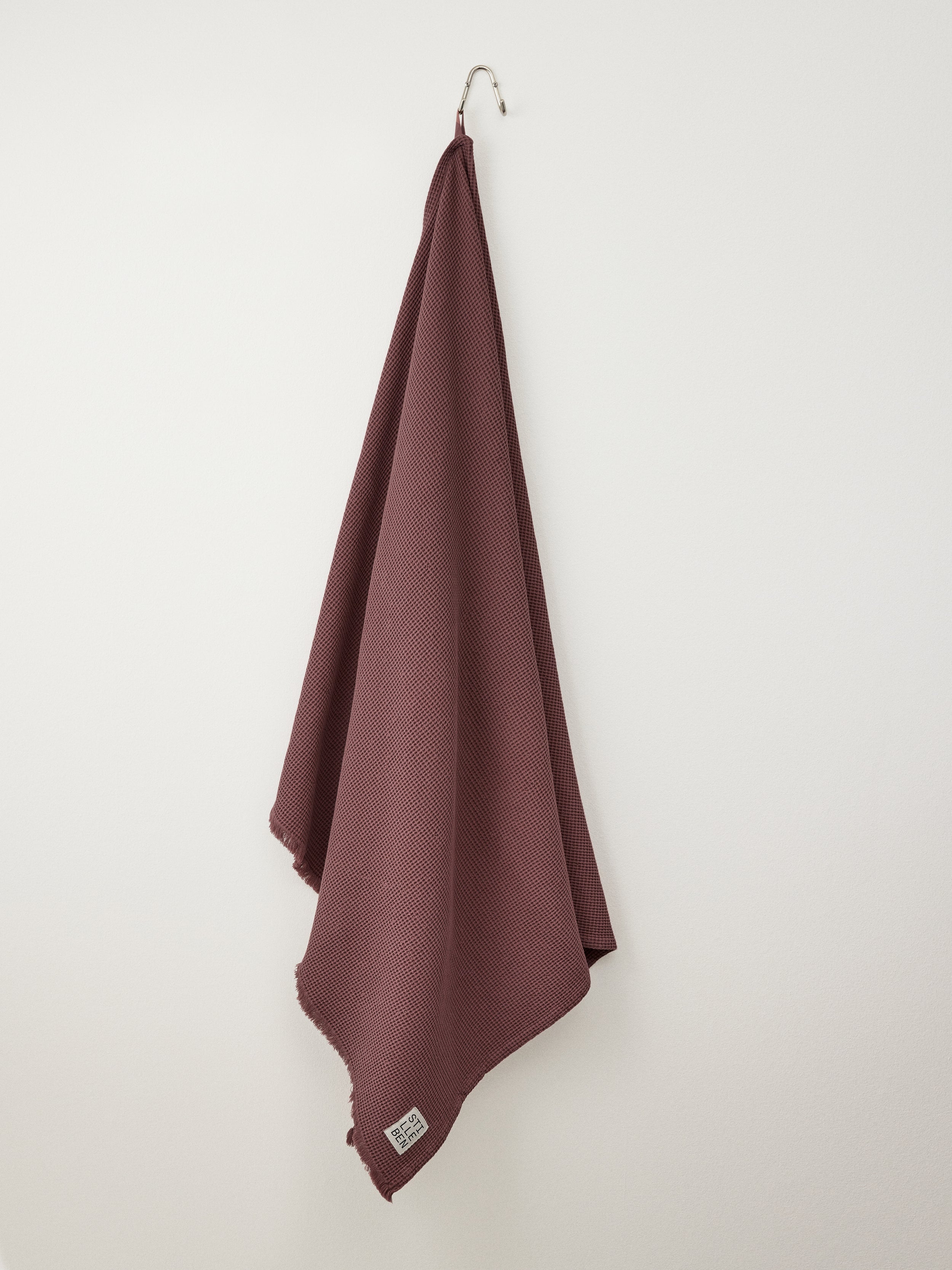 Bath Sheet Waffle - 105 x 180 cm - Rusty Brown – Stilleben
